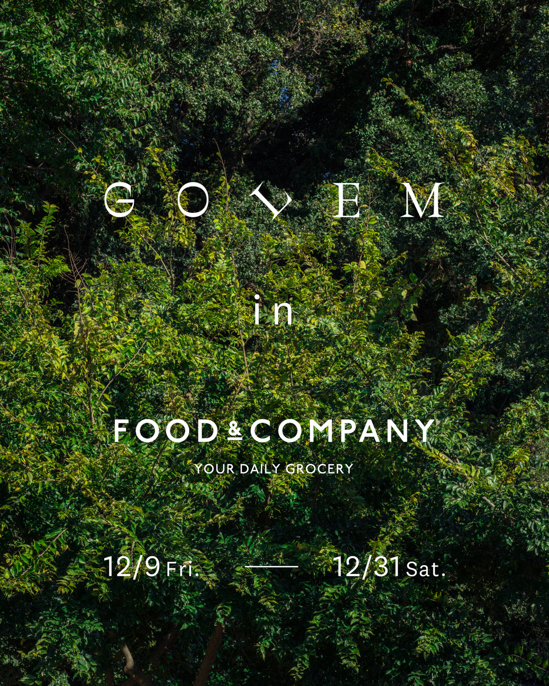 - POPUP STORE - FOOD&COMPANY – GOLEM